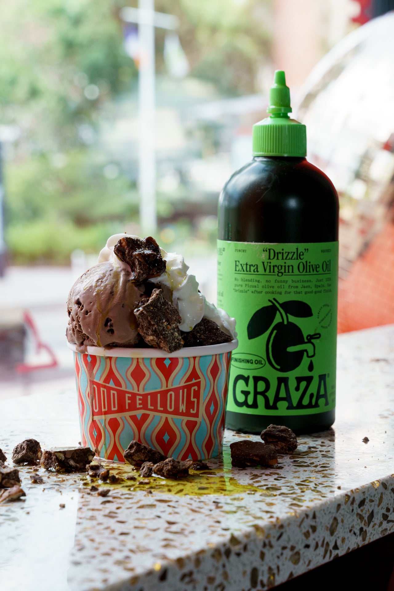 OddFellows Caramel Pretzel Drizzle Sundae