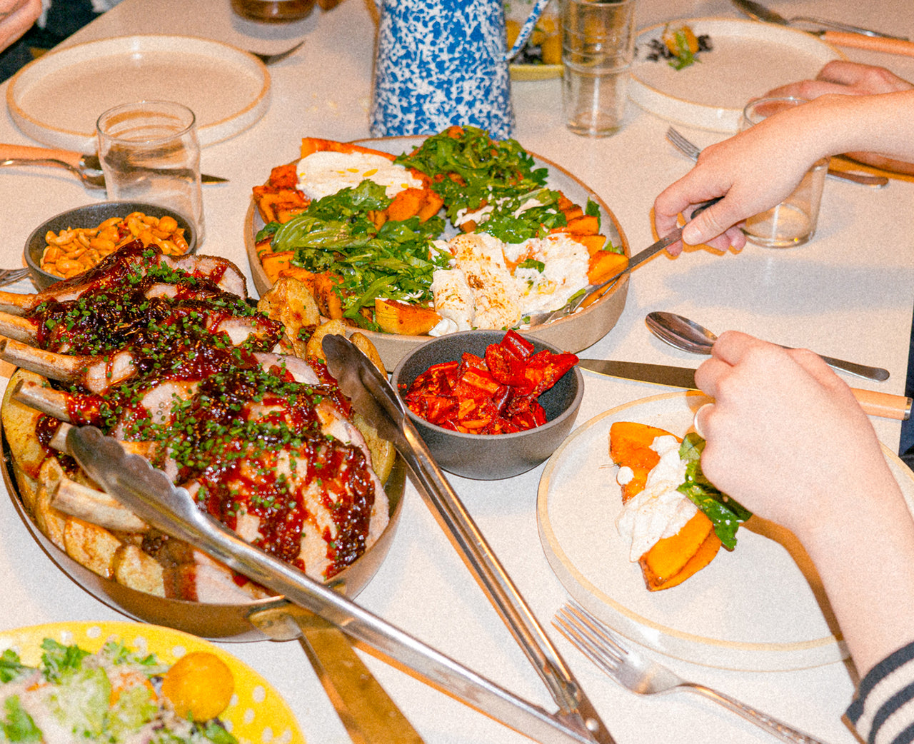 Mala Spice Butternut Squash with Burrata